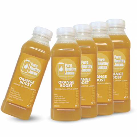 Daily Orange Boost Juice Cleanse - Pure Healthy Juices